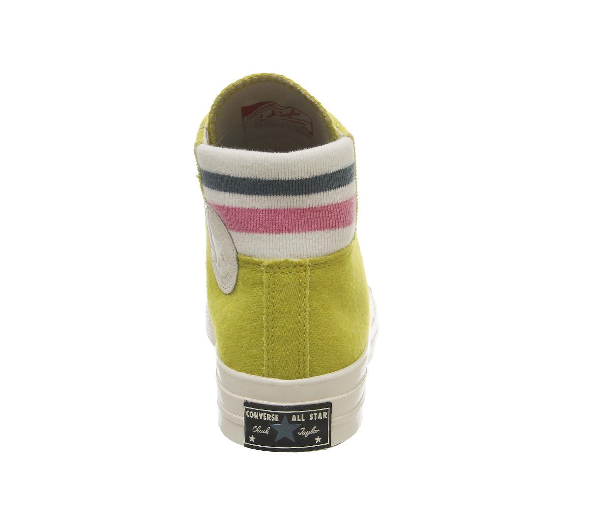 Converse All Star Hi 70's Trainers Bold Citron Pink - Unisex Sports