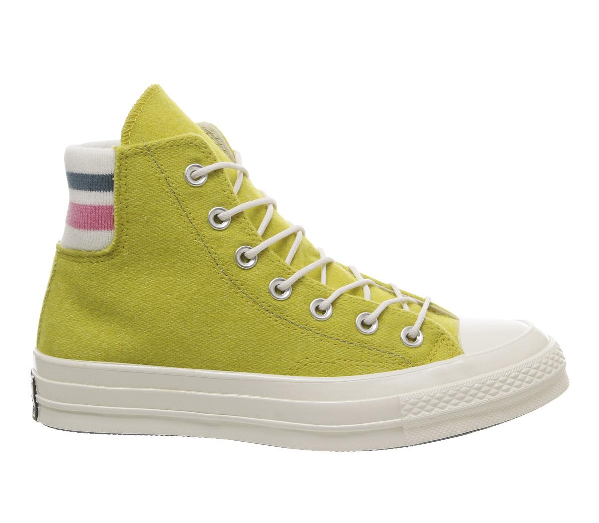 Converse All Star Hi 70's Trainers Bold Citron Pink - Unisex Sports