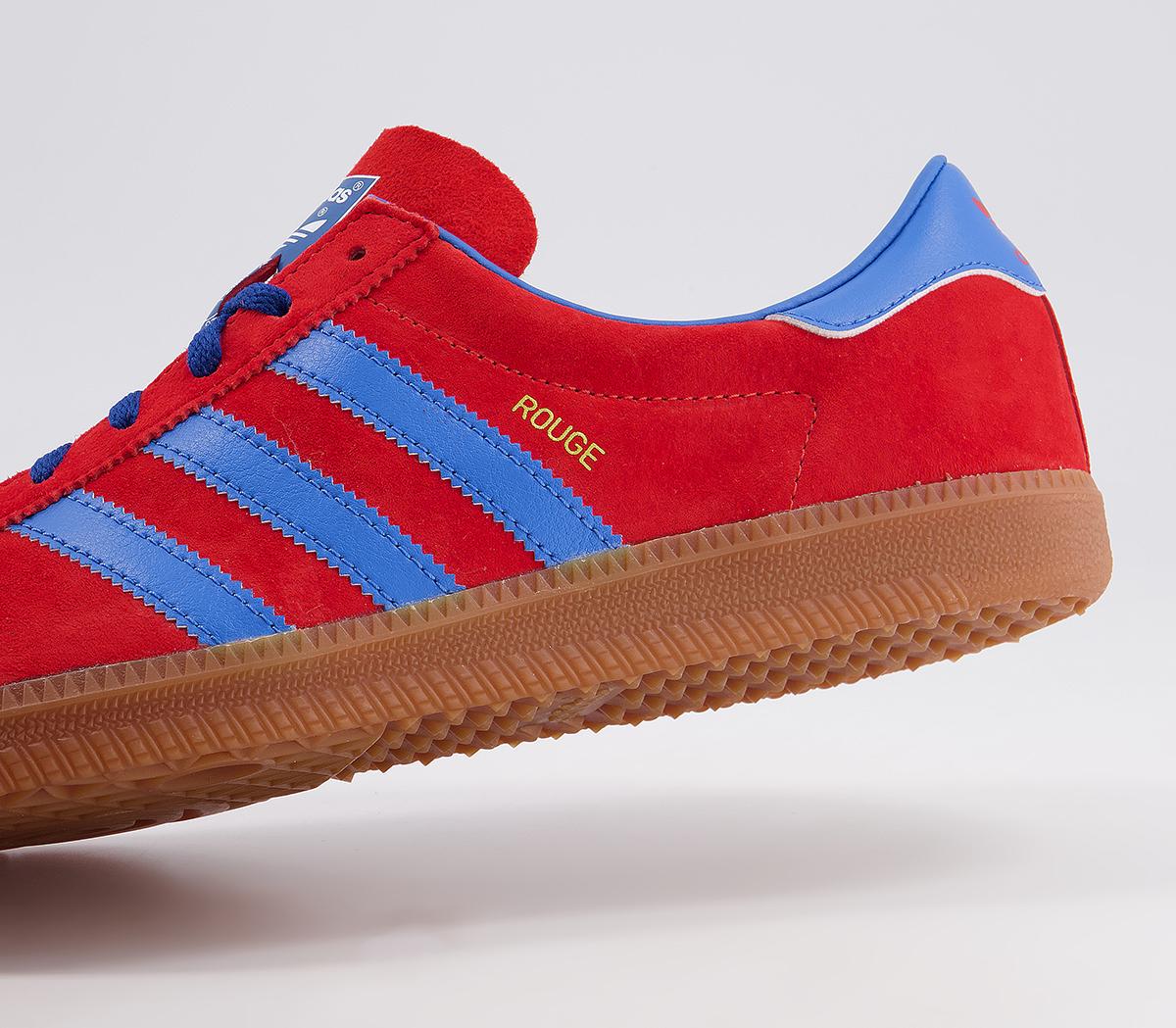 adidas Rouge Trainers Red Gold Metallic - Men's Terrace Trainers