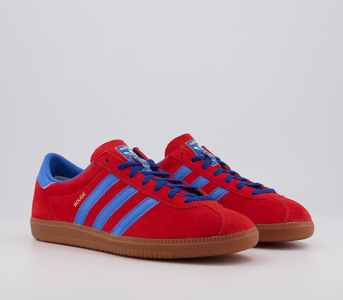 adidas Rouge Trainers Red Gold Metallic - Men's Terrace Trainers