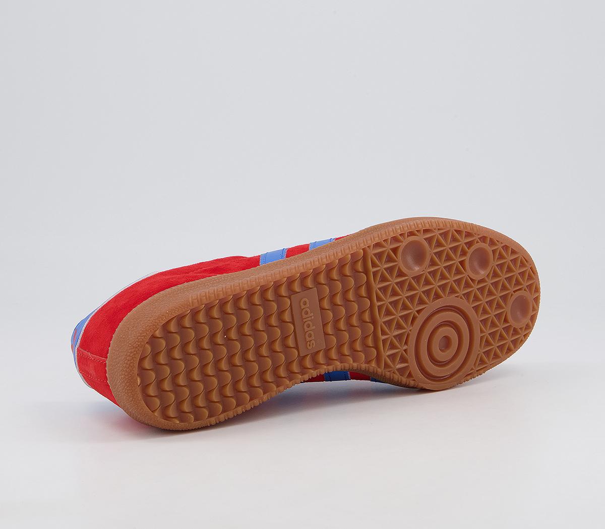 adidas Rouge Trainers Red Gold Metallic - Men's Terrace Trainers