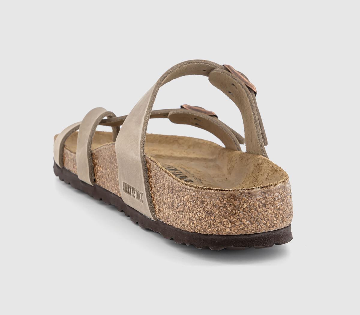 BIRKENSTOCK Mayari Cross Strap Sandals Oiled Leather Tobacco Brown ...