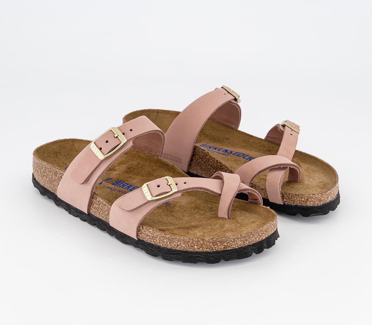 BIRKENSTOCK Mayari Cross Strap Sandals Old Rose Nubuck - Women’s Sandals
