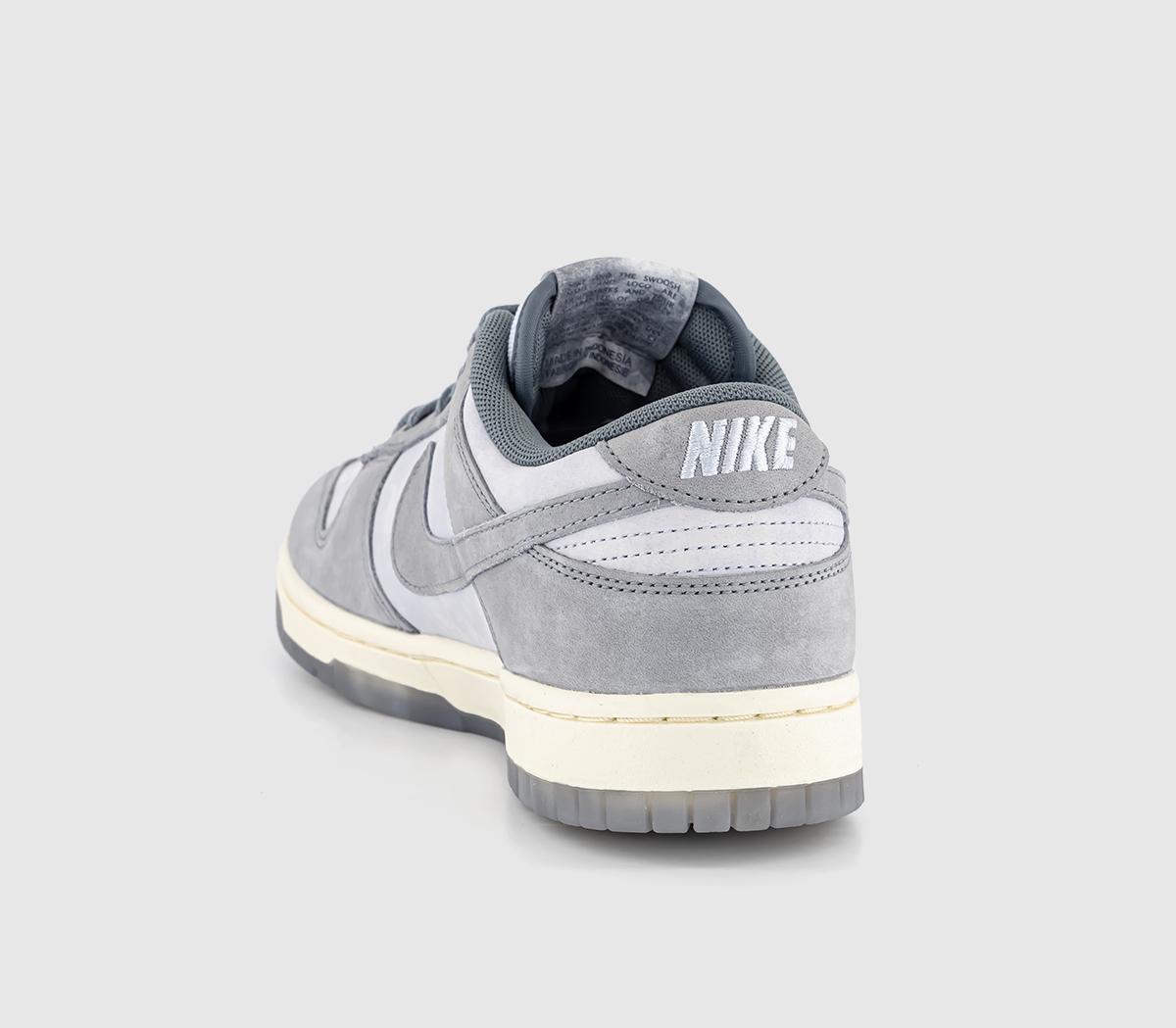 Nike Dunk Low Trainers Cool Grey Football Grey Coconut Milk Photon Dust ...