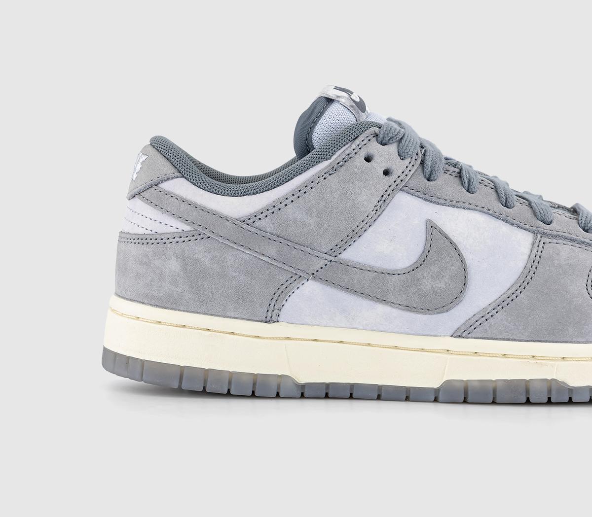 Nike Dunk Low Trainers Cool Grey Football Grey Coconut Milk Photon Dust ...