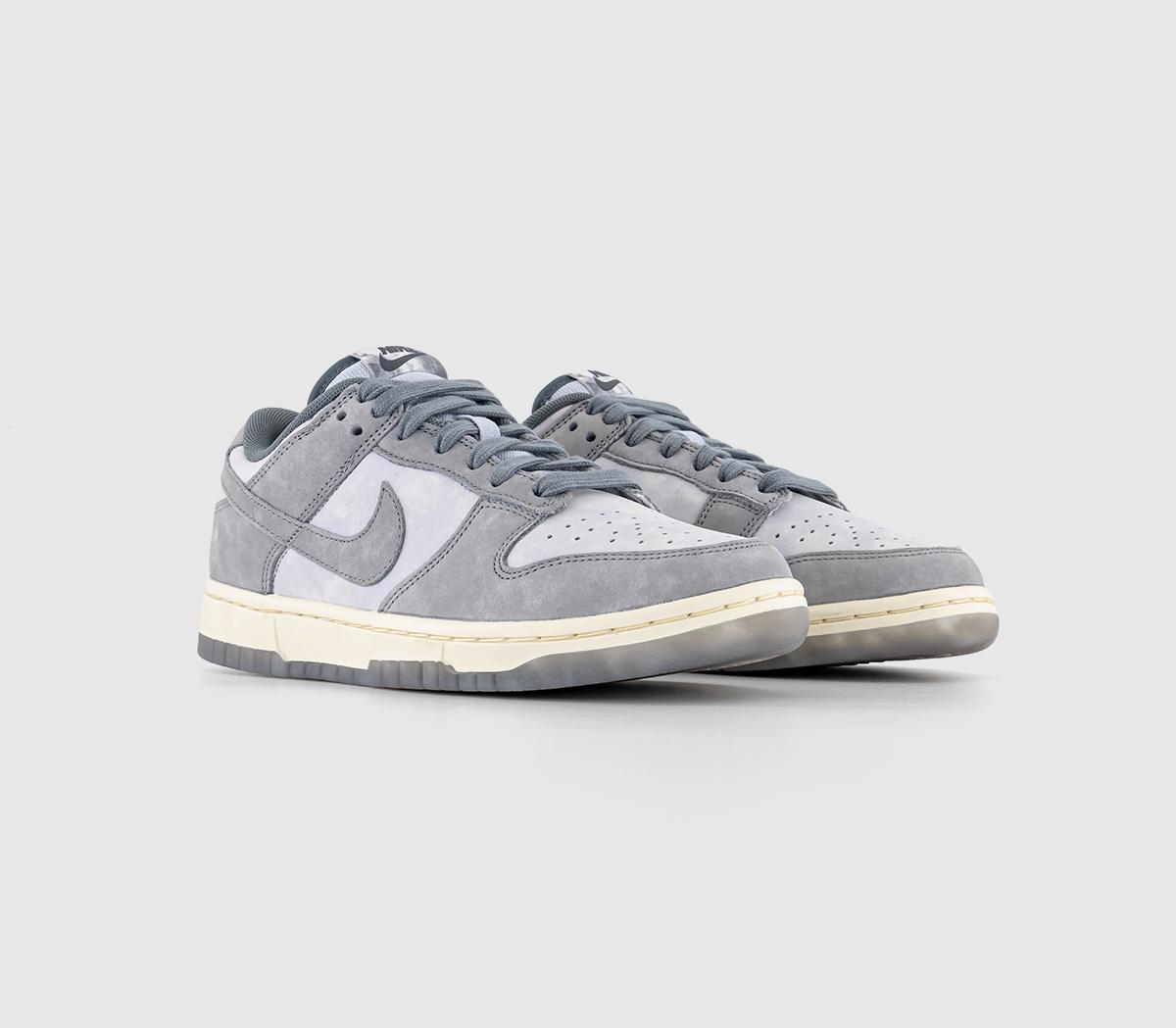 Nike Dunk Low Trainers Cool Grey Football Grey Coconut Milk Photon Dust ...