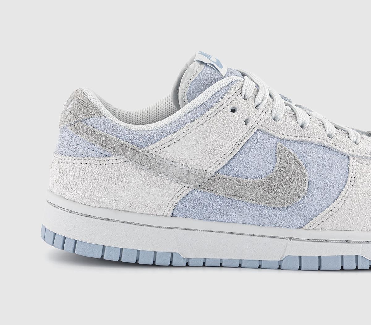 Nike Dunk Low Trainers Photon Dust Light Smoke Grey Armory Blue - Men's ...