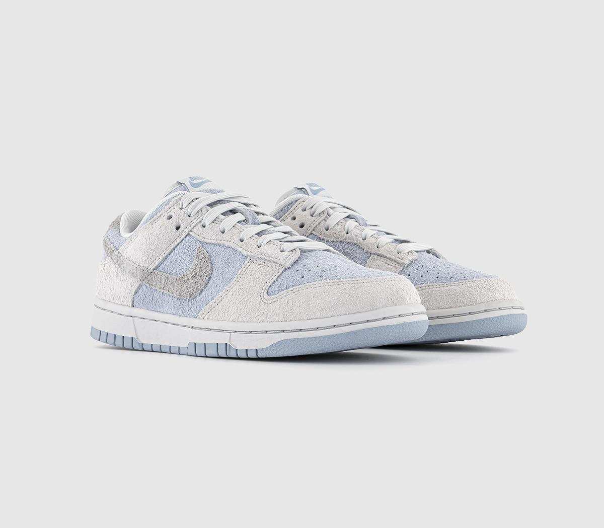 Nike Dunk Low Trainers Photon Dust Light Smoke Grey Armory Blue - Men's ...