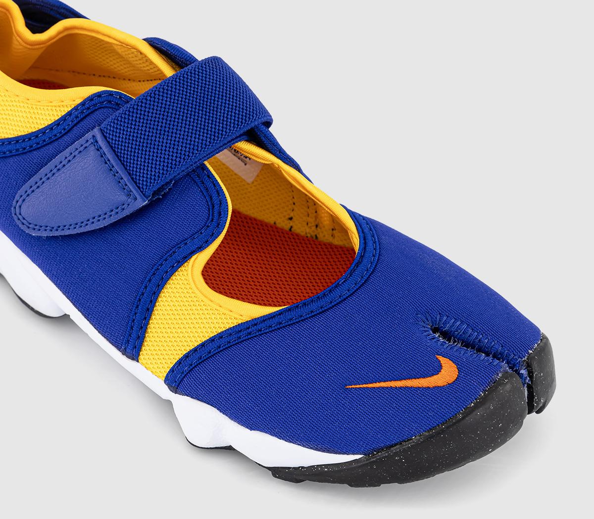 Nike Nike Air Rift Trainers Concord College Orange Varsity Maize Black ...