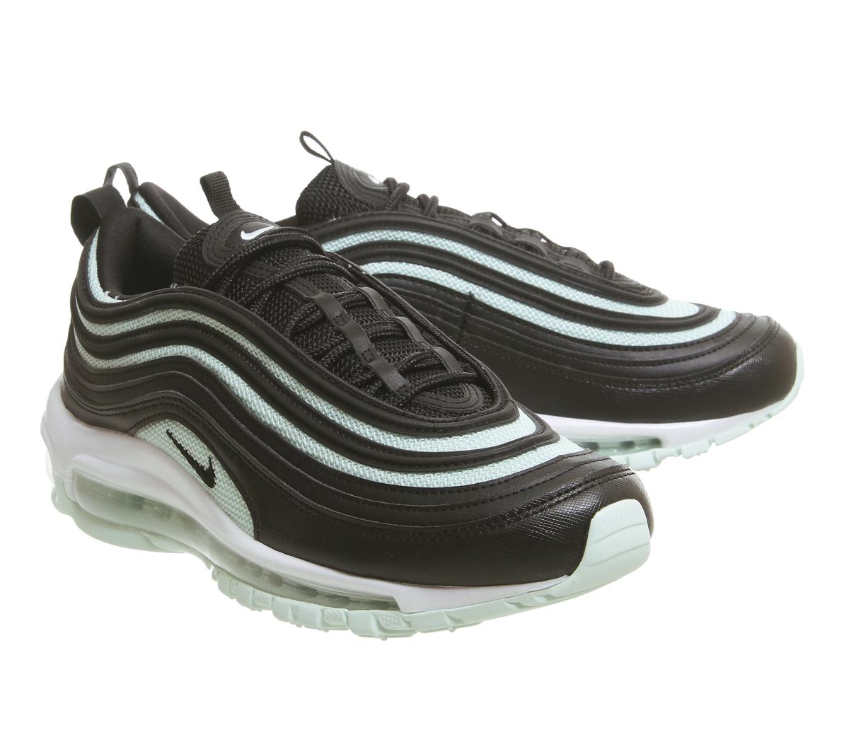 Nike Air Max 97 Black Black Igloo White - Women's Trainers