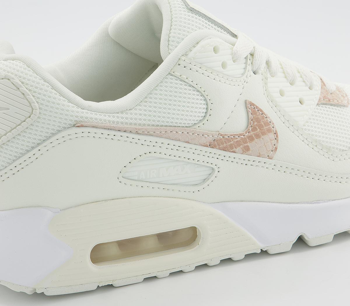 Nike Air Max 90 Trainers Sail Exotic - Women's Trainers