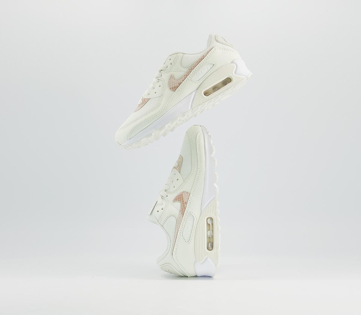 Nike Air Max 90 Trainers Sail Exotic - Women's Trainers