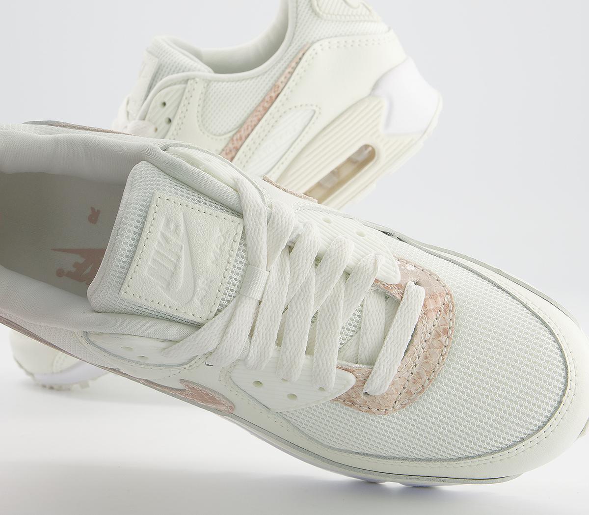 Nike Air Max 90 Trainers Sail Exotic - Women's Trainers