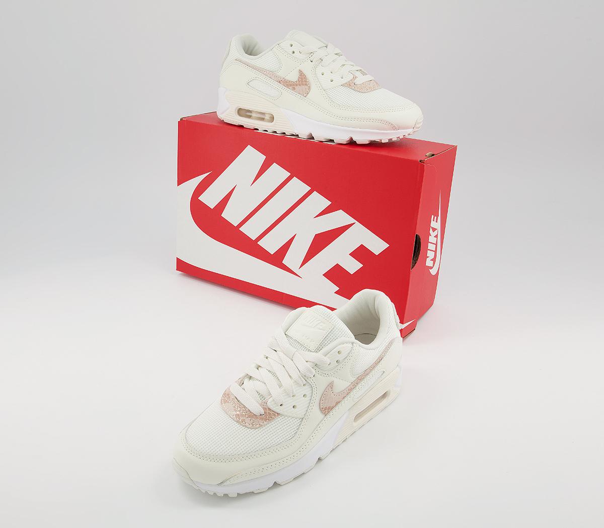Nike Air Max 90 Trainers Sail Exotic - Women's Trainers