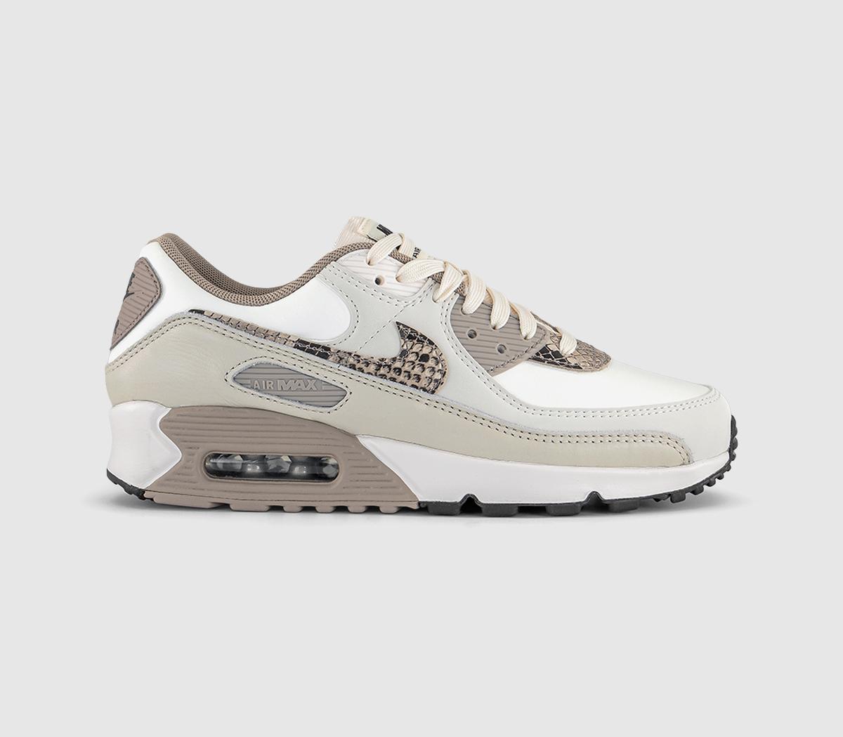 Click here for Nike Womens Air Max 90 Trainers Light Orewood Brow... prices