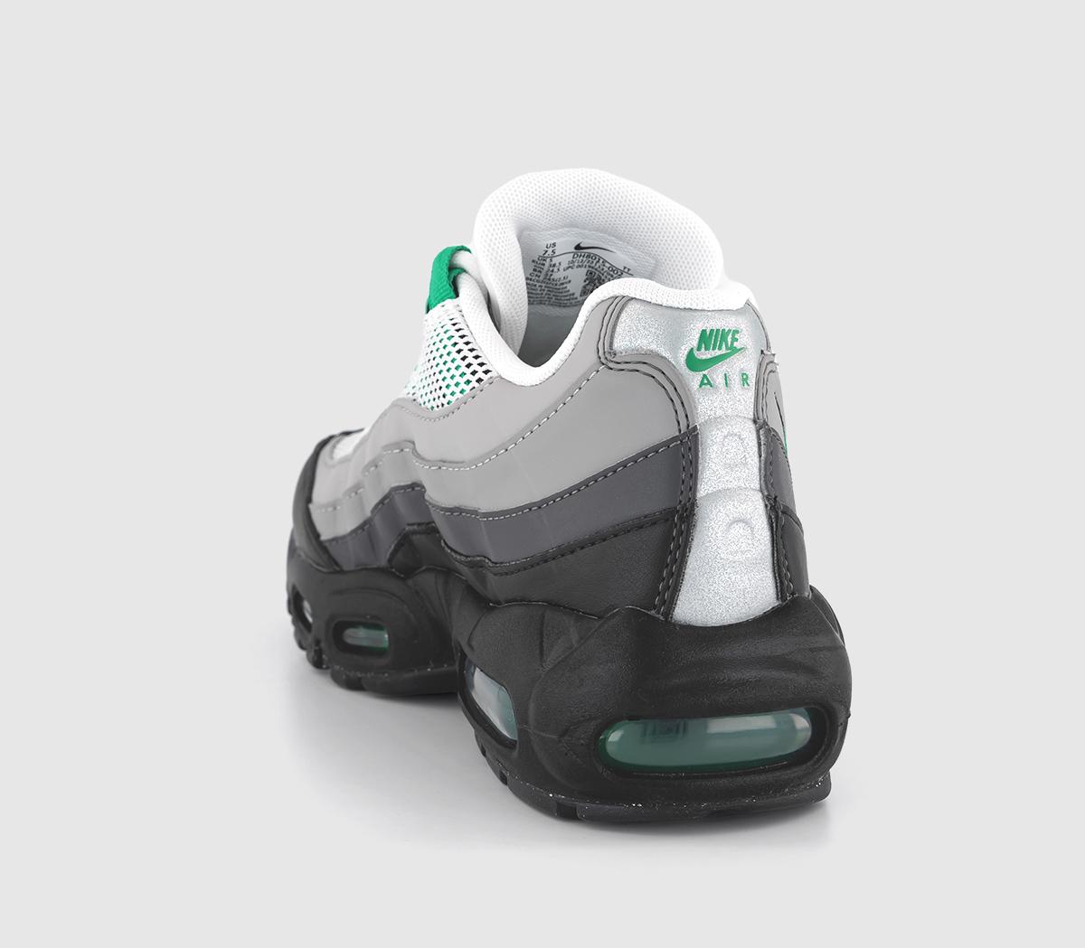 Nike Air Max 95 Trainers Black Stadium Green Pearl Grey - Women's Trainers
