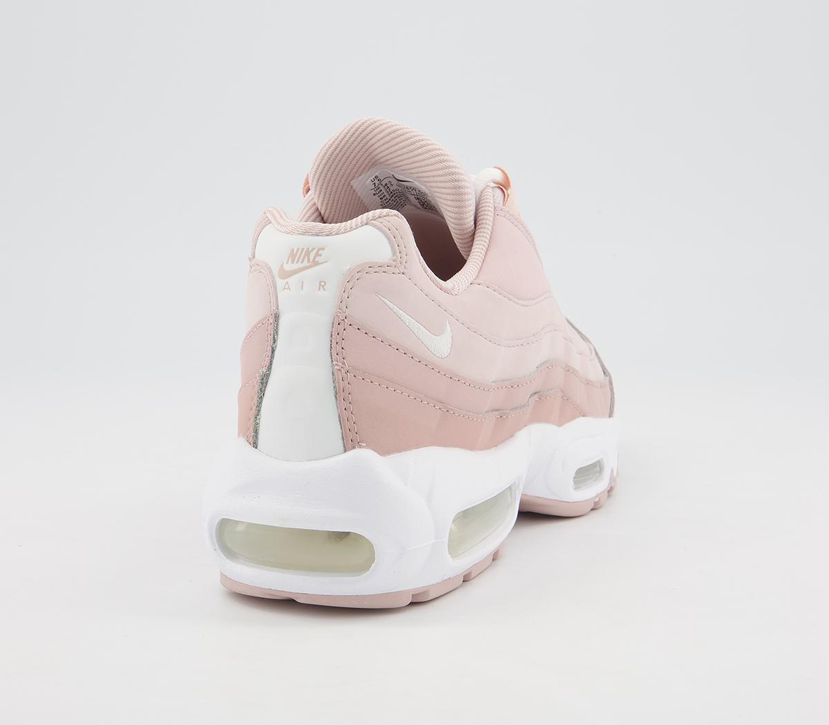 Nike Air Max 95 Trainers Pink Oxford Summit White Barely Rose White ...
