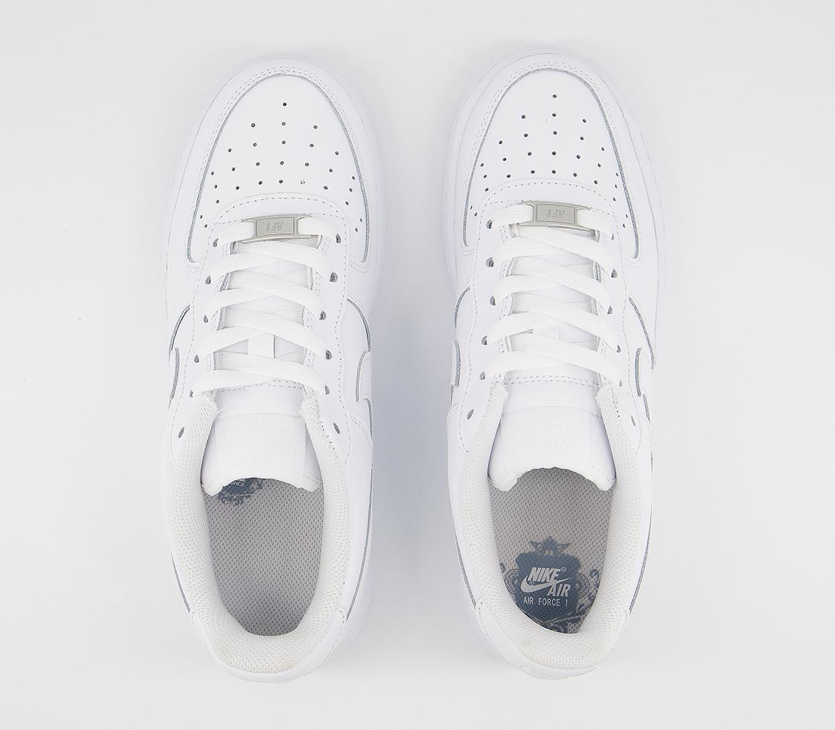 Nike Air Force 1 Trainers White - Kids Trainers