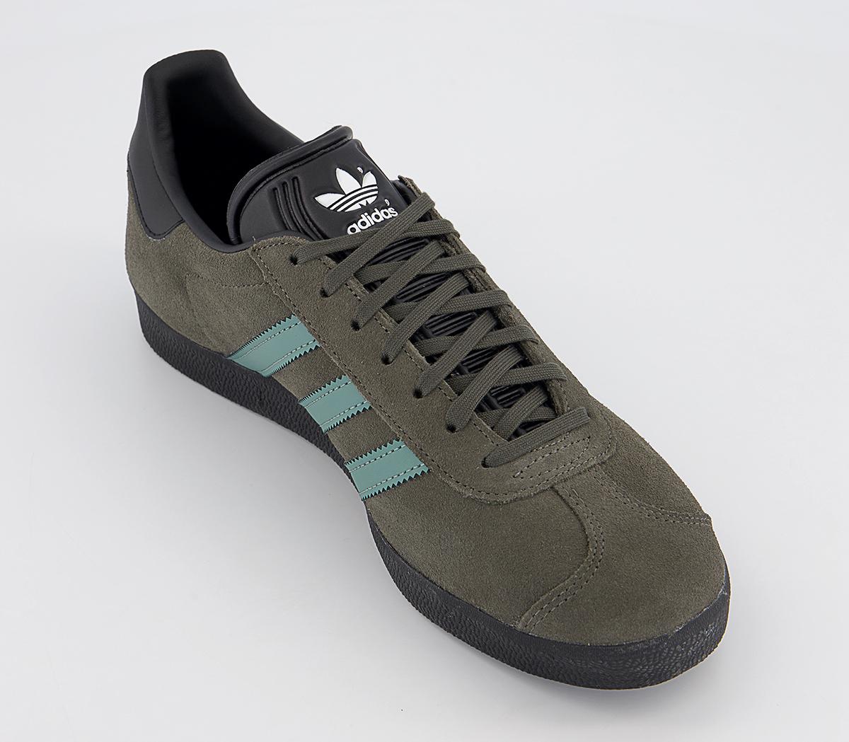 adidas Gazelle Trainers Core Black Grey - Men's Trainers