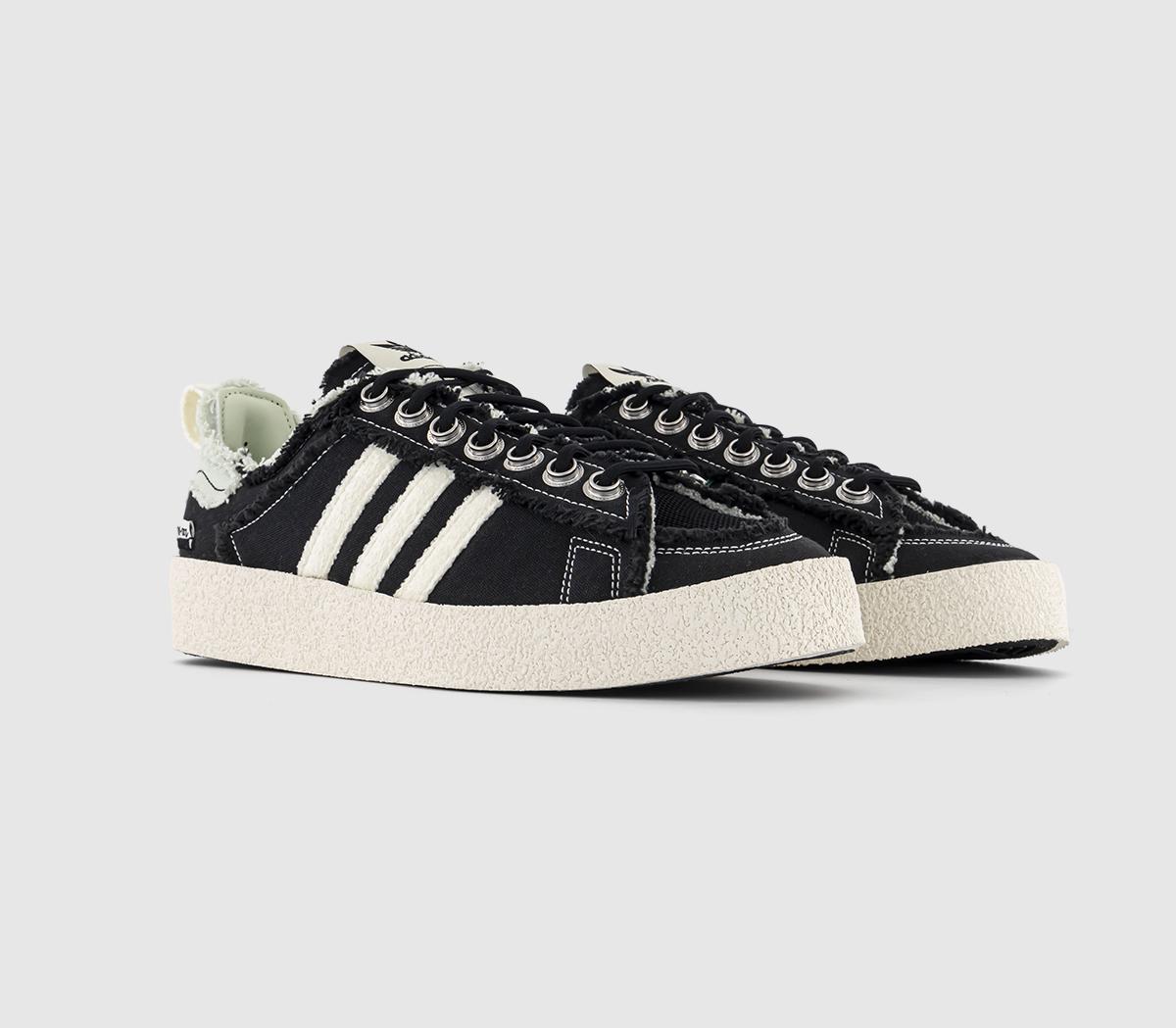 adidas Campus 80s Trainers Sftm Black Cream Linen Green - Men's Trainers
