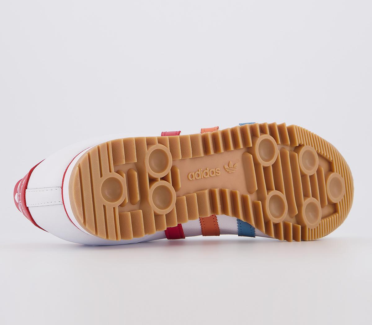 adidas Rom Trainers White Glory Red Amber Tint - Men's Trainers