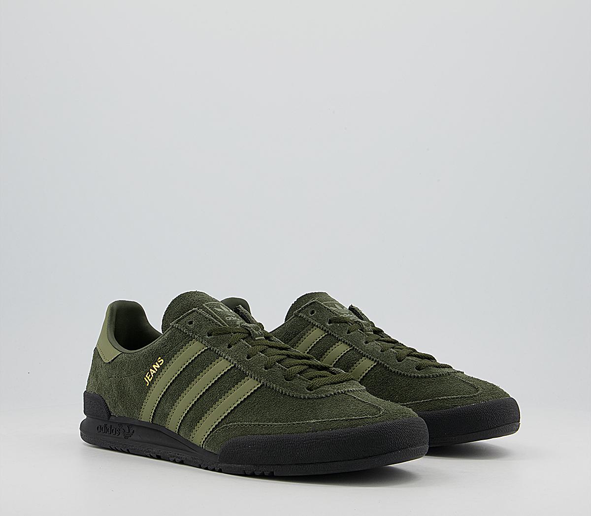 adidas Jeans Trainers Brown Black - Men's Terrace Trainers