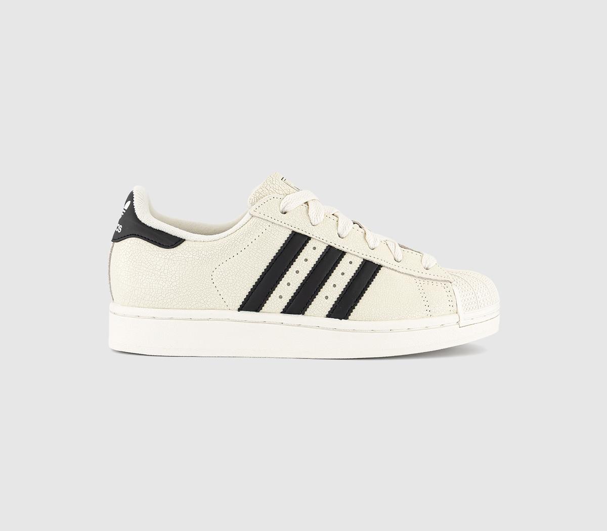 Click here for adidas Womens Superstar II Trainers Silver Black I... prices