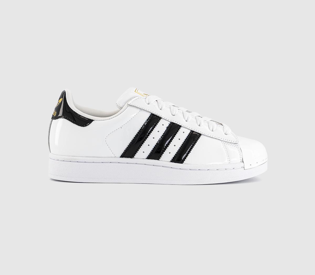Click here for adidas Mens Superstar II Trainers White Black Pate... prices