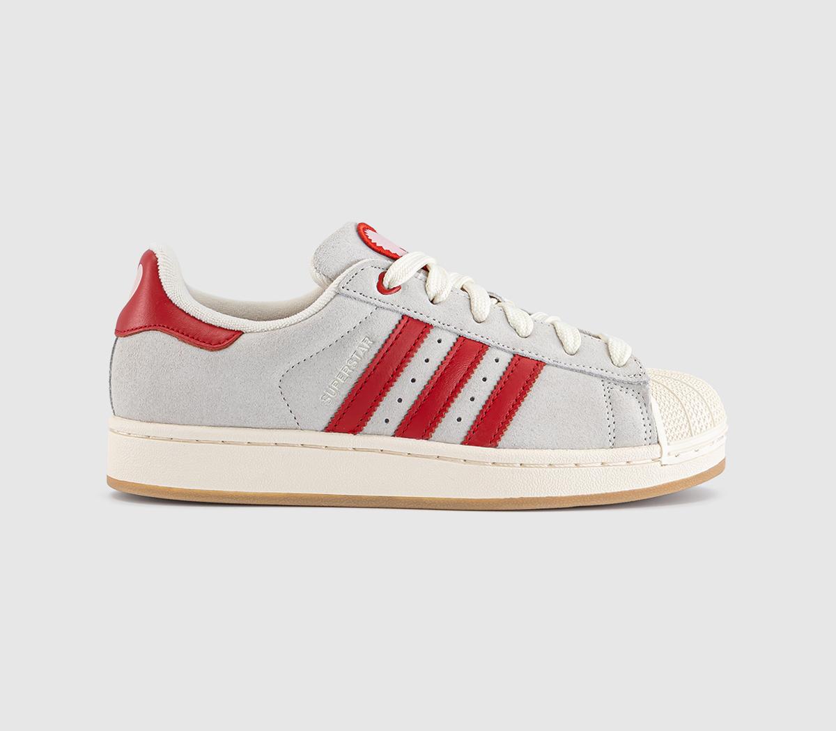 Click here for adidas Womens Superstar II Trainers Cream White Be... prices