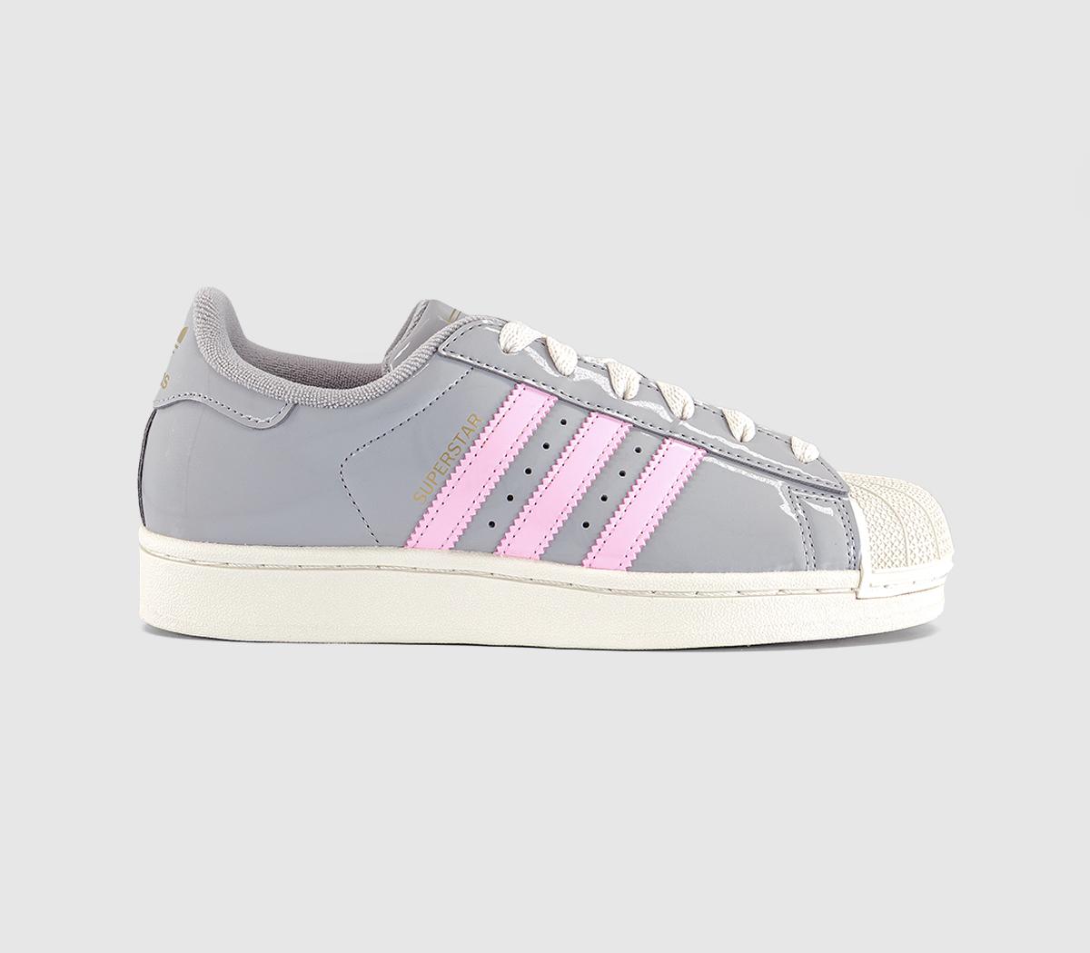 Click here for adidas Womens Superstar II Trainers Grey Clear Pin... prices
