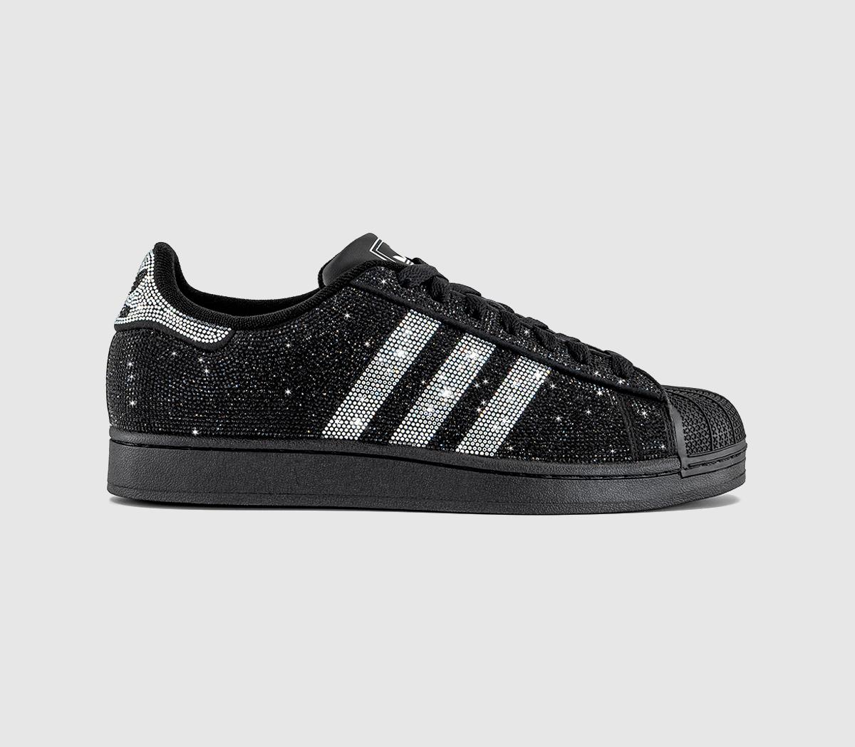 Click here for adidas Womens Superstar II Trainers Crystal Black... prices