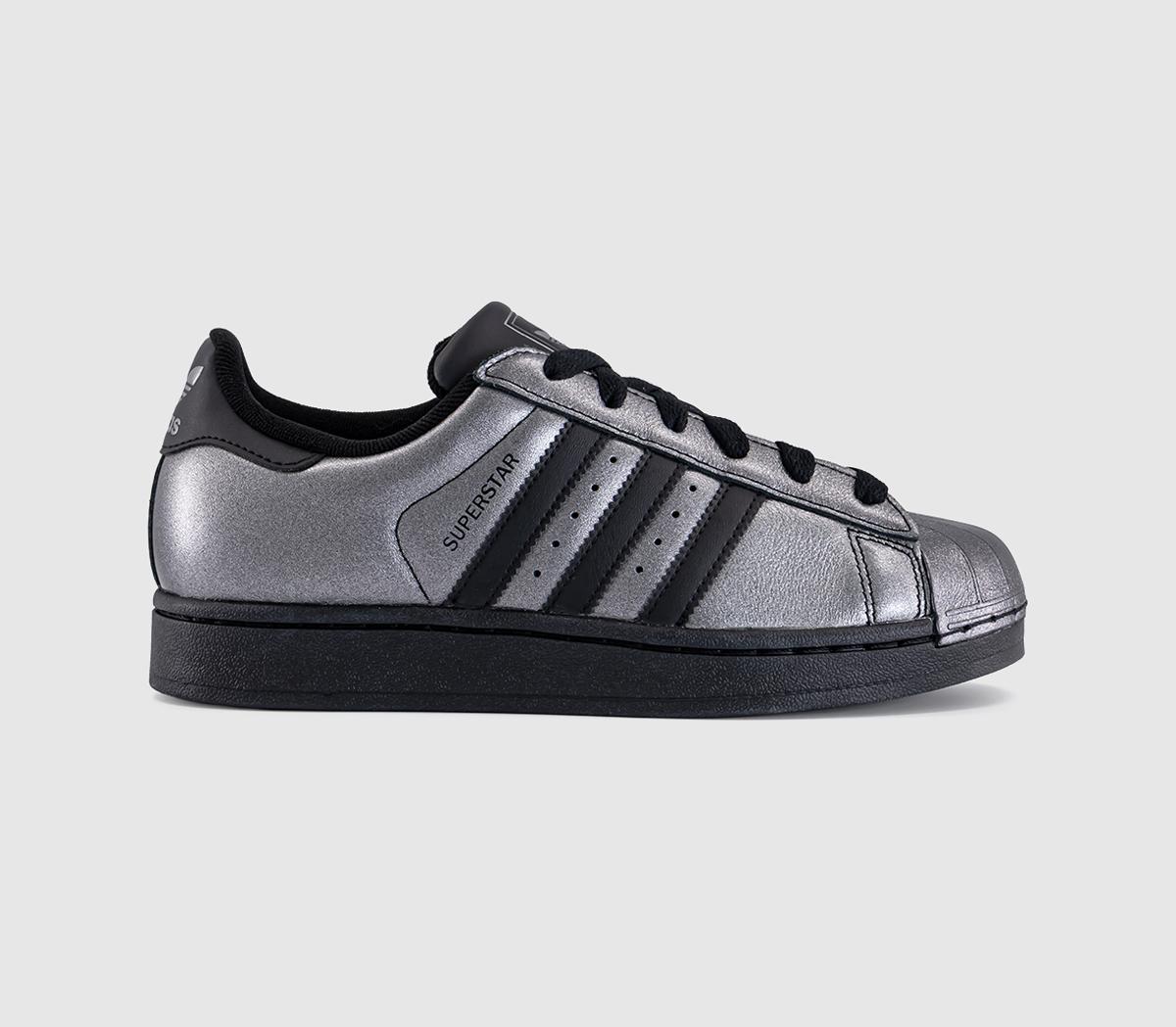 Click here for adidas Womens Superstar II Trainers Black Black Ir... prices