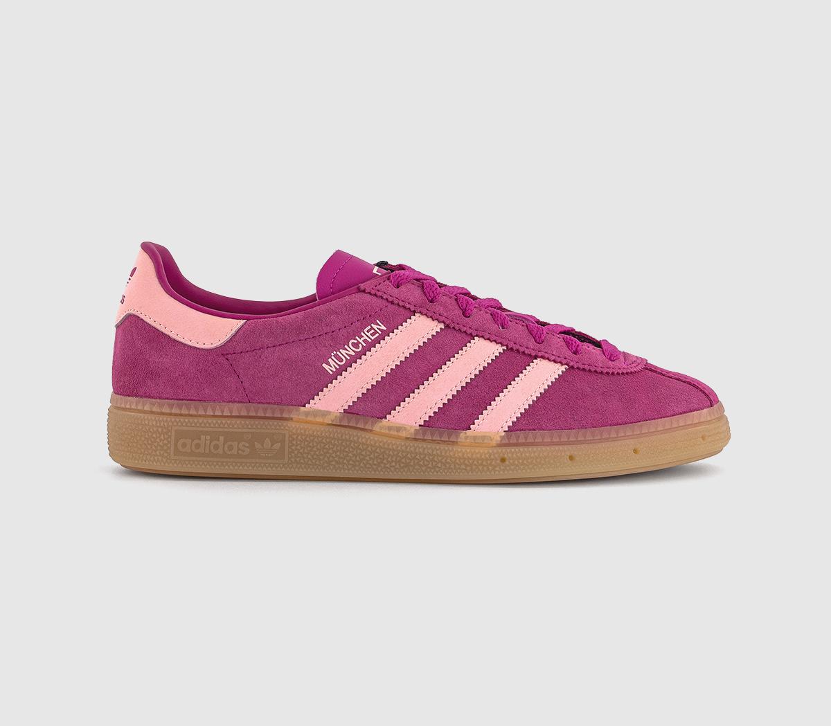 Click here for adidas Womens München Trainers Semi Lucid Fuchsia... prices
