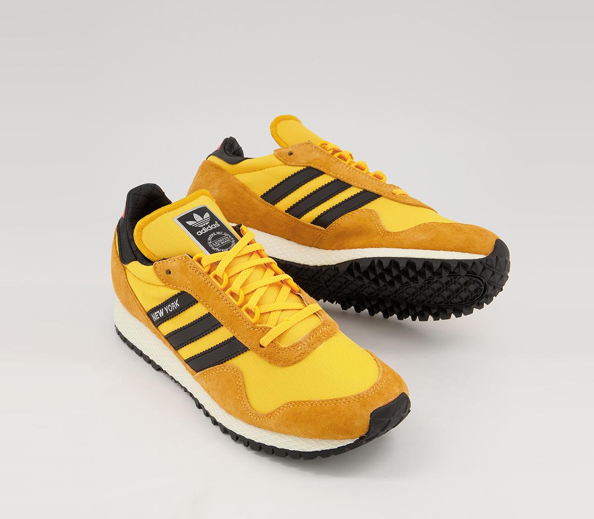 adidas New York Trainers Yellow White Black - Men's Trainers