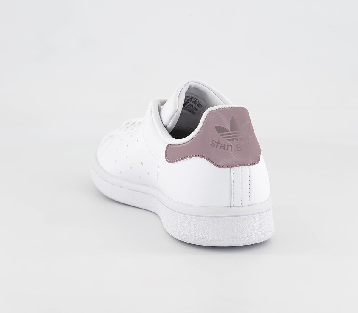 adidas Stan Smith Trainers White Burgundy - Women's Trainers