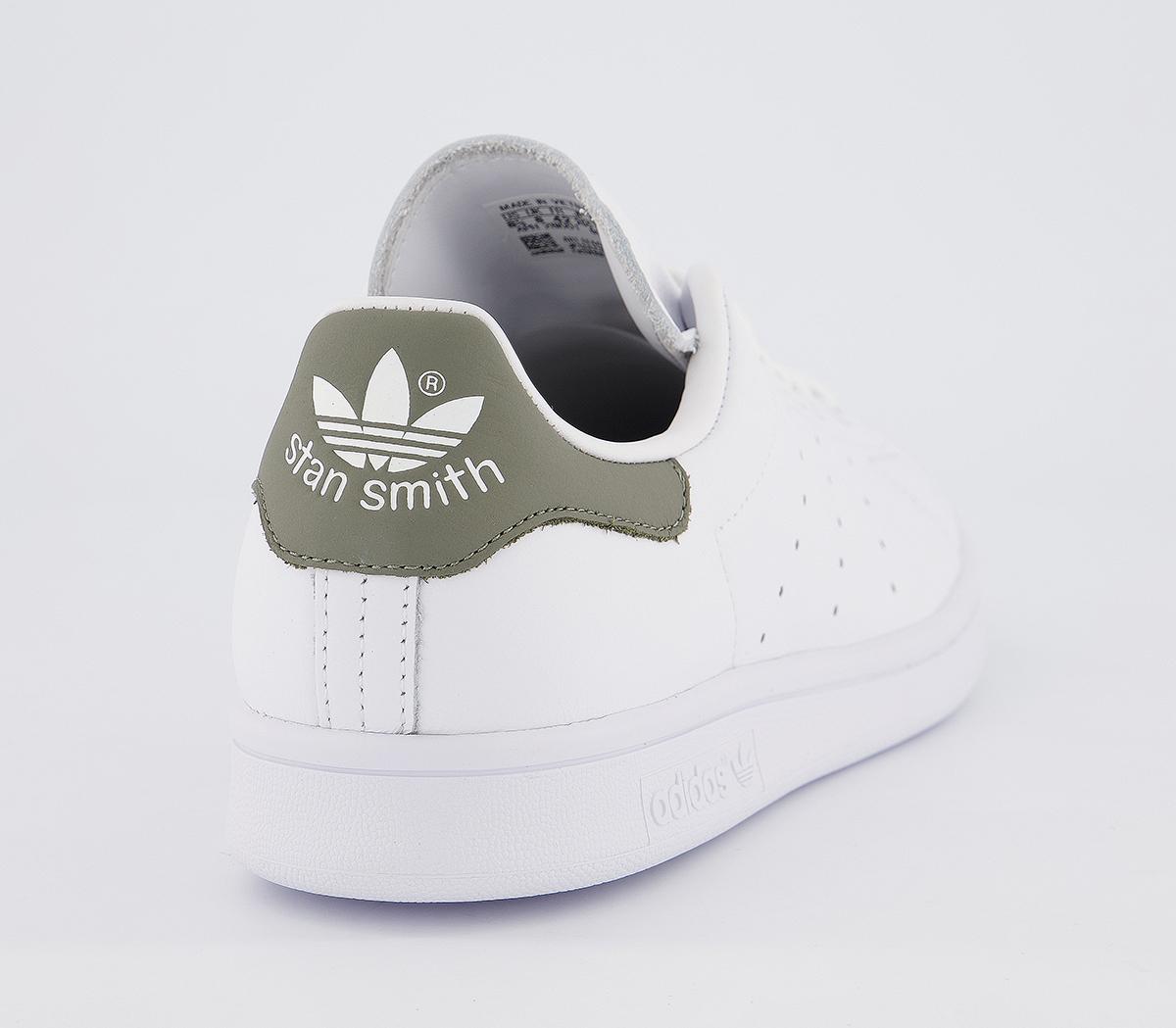 adidas Stan Smith Trainers White White Legacy Green - Unisex Sports