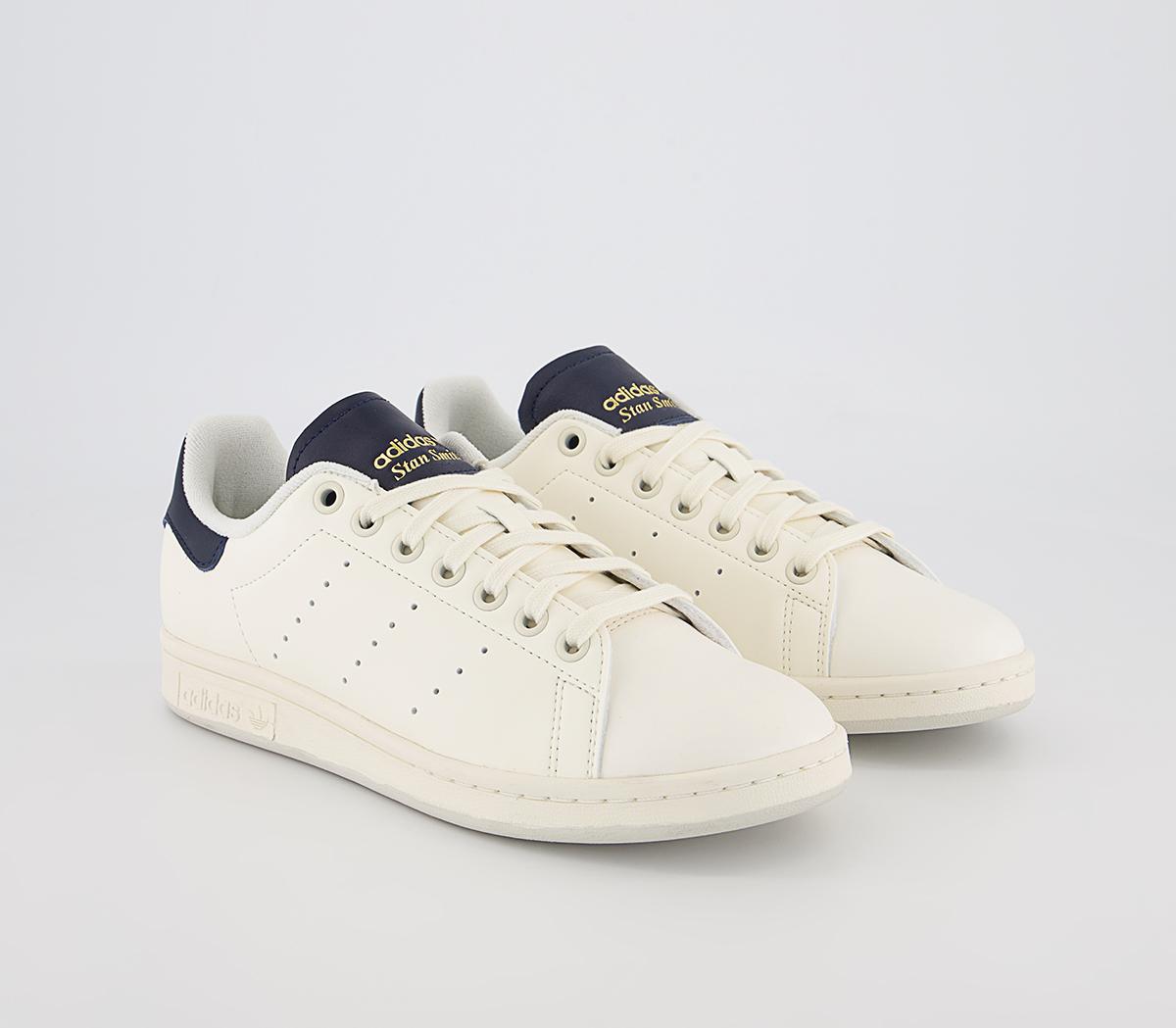 adidas Stan Smith Trainers Off White Orbit Grey - Unisex Sports