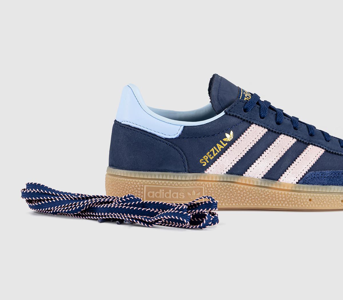 adidas Handball Spezial Trainers Dark Blue Wonder Quartz Clear Sky ...