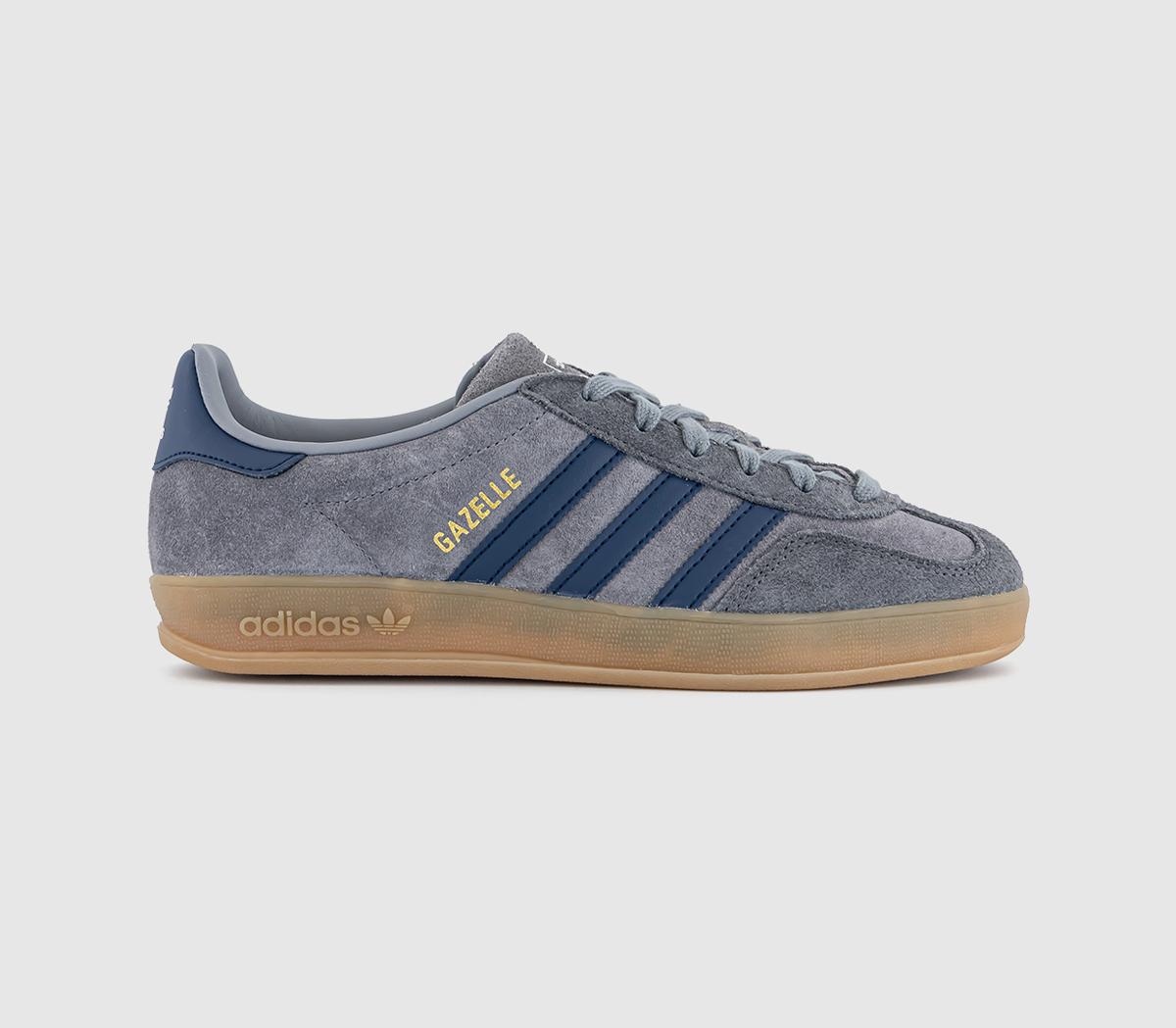 Click here for adidas Womens Gazelle Indoor Trainers Grey Night I... prices