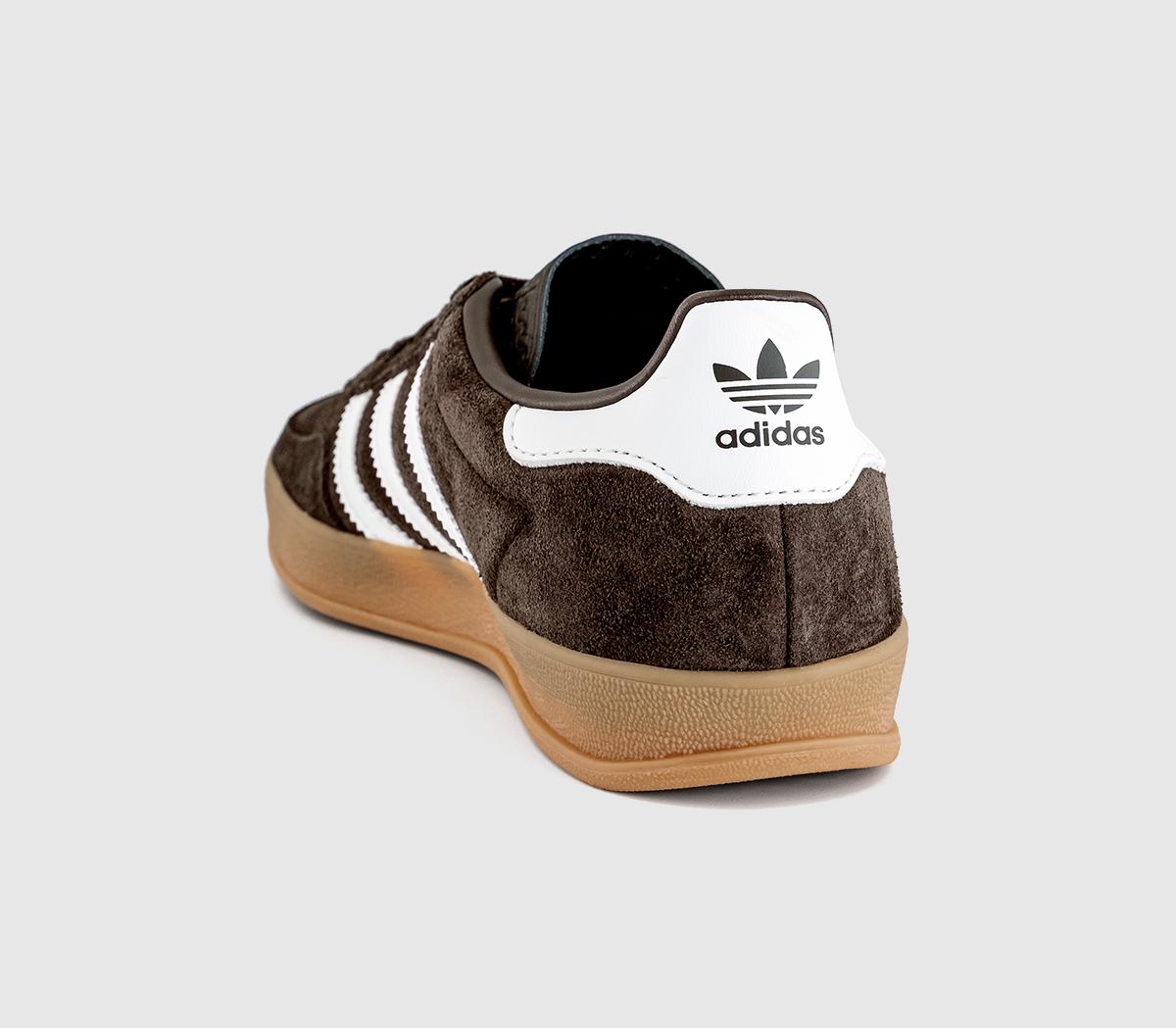 adidas Gazelle Indoor Trainers Aurora Coffee White Gum - Women's Trainers