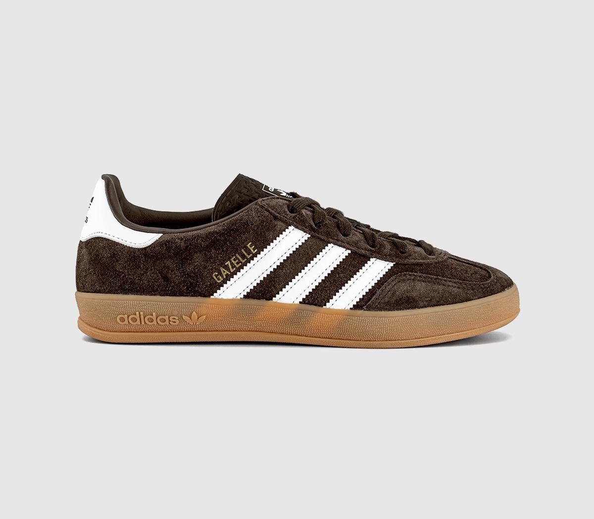 adidas Gazelle Indoor Trainers Aurora Coffee White Gum - Women's Trainers
