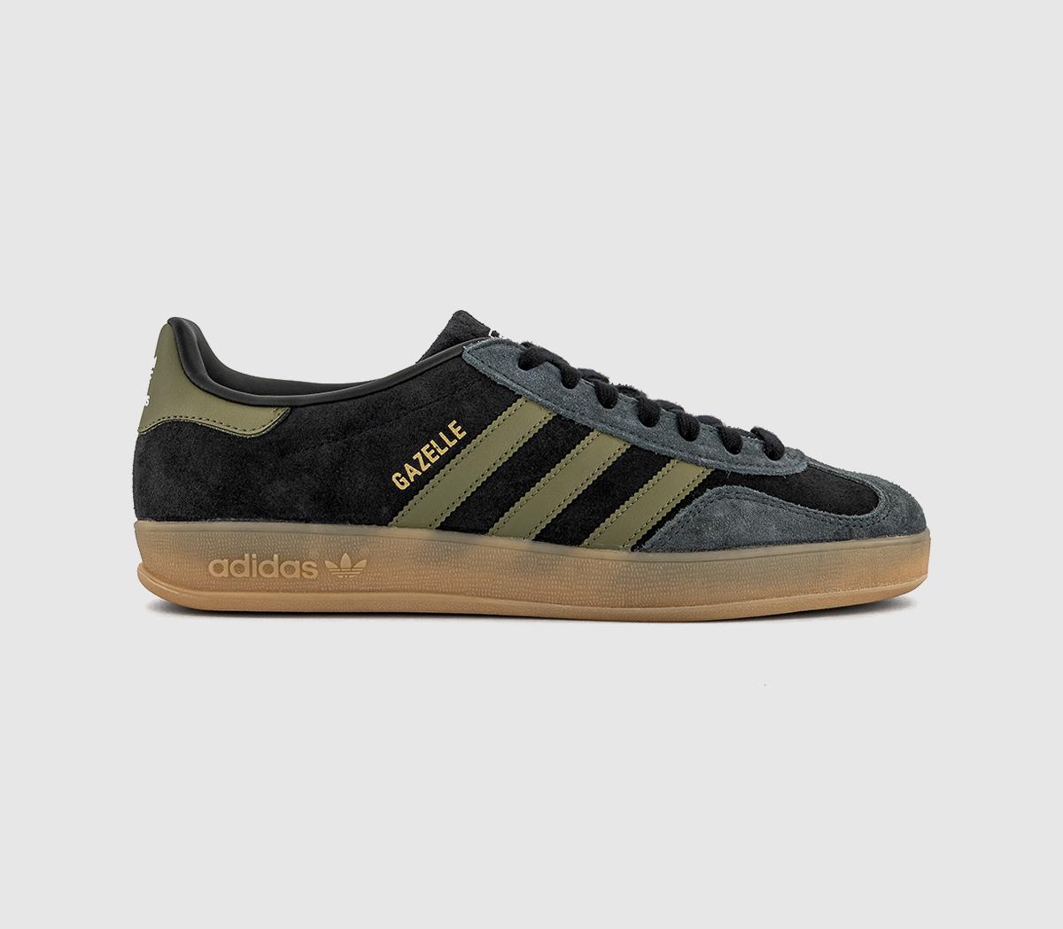 Click here for adidas Womens Gazelle Indoor Trainers Black Focus... prices