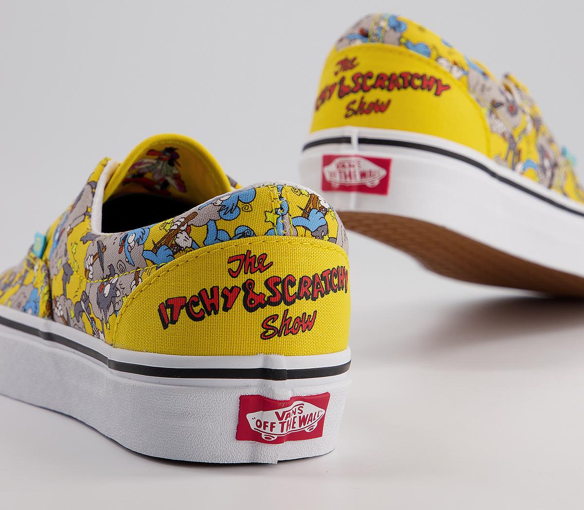 Vans Era Trainers The Simpsons Itchy And Scratchy - Unisex Sports