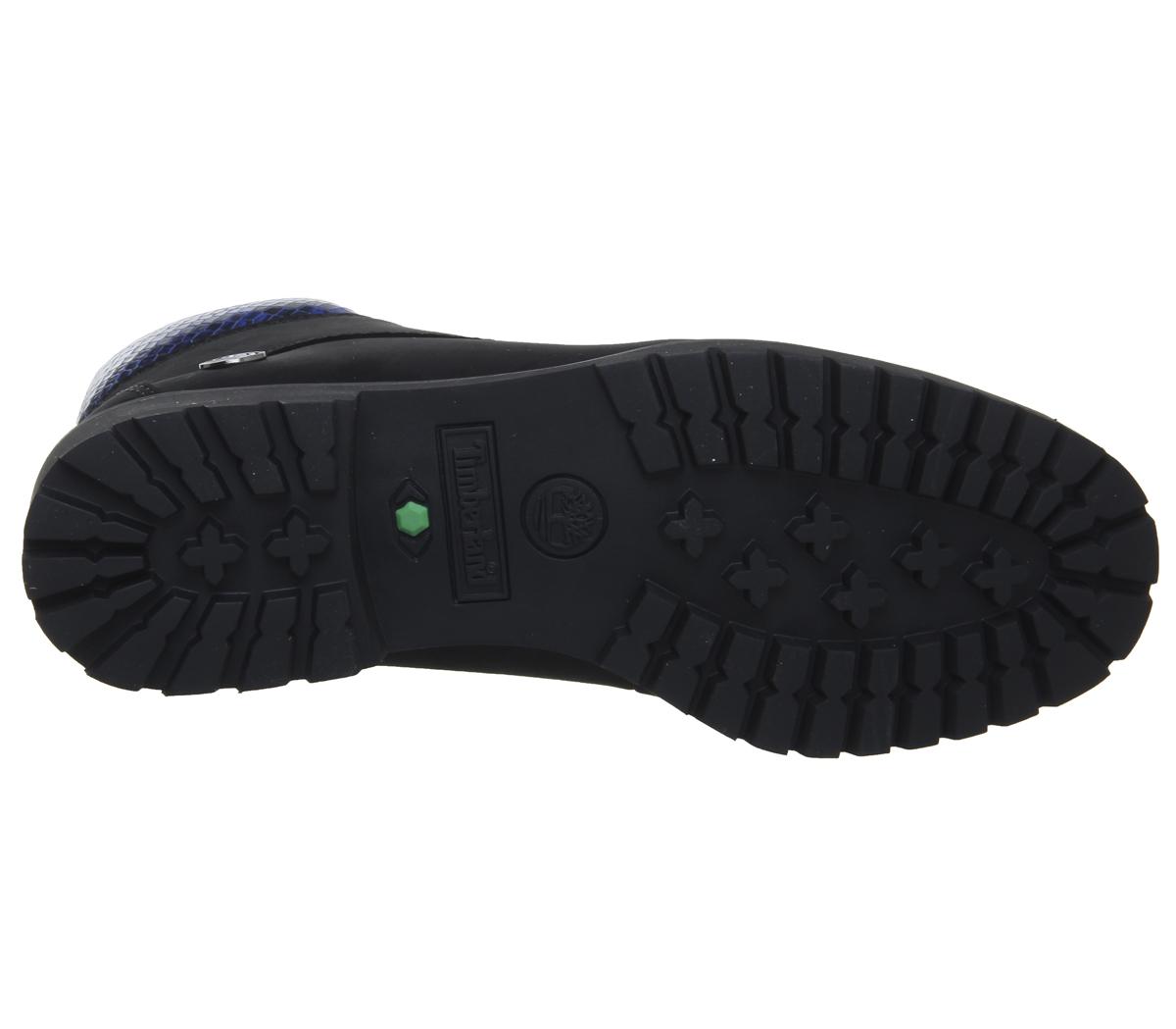 Timberland Slim Premium 6 Inch Boots Black Royal Snake Collar - Women's ...