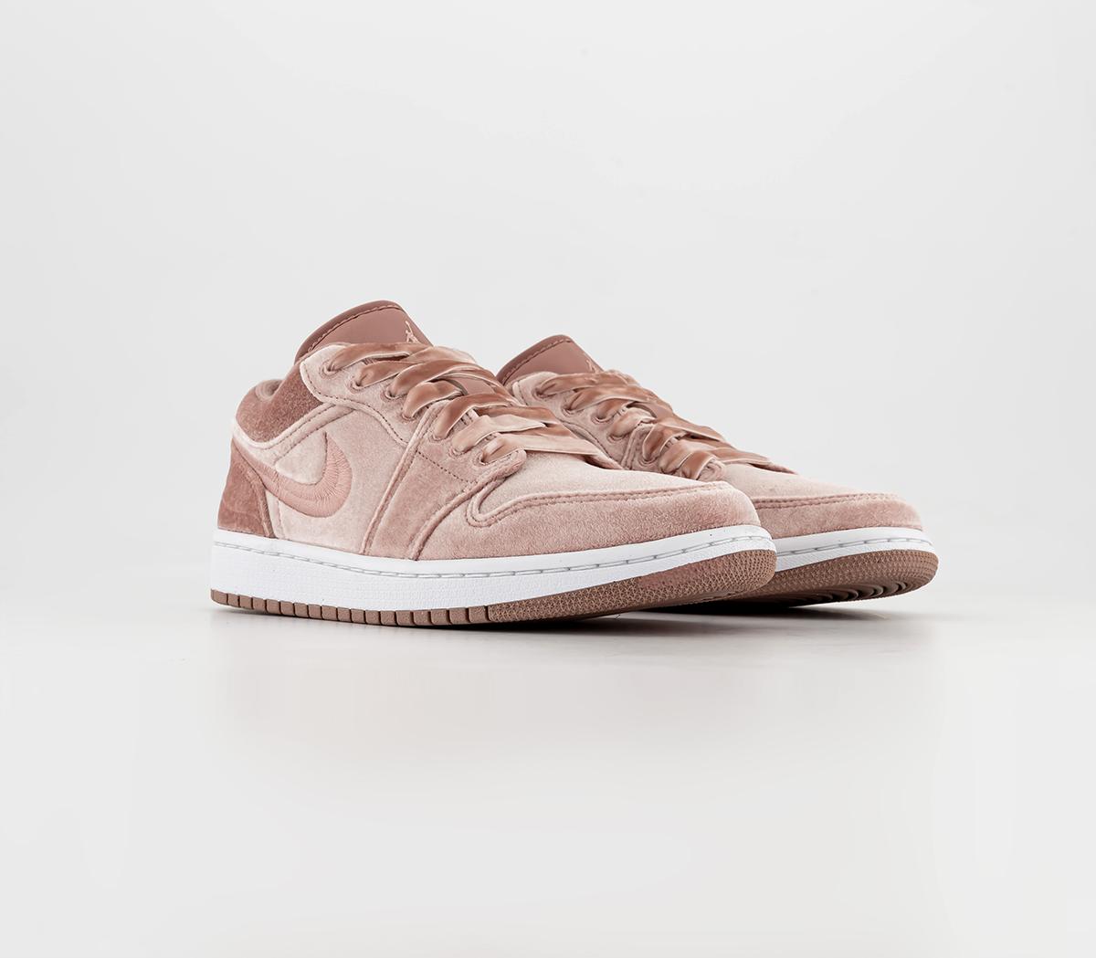 Jordan Air Jordan 1 Low Trainers Rust Pink Rust Pink White - Women's ...