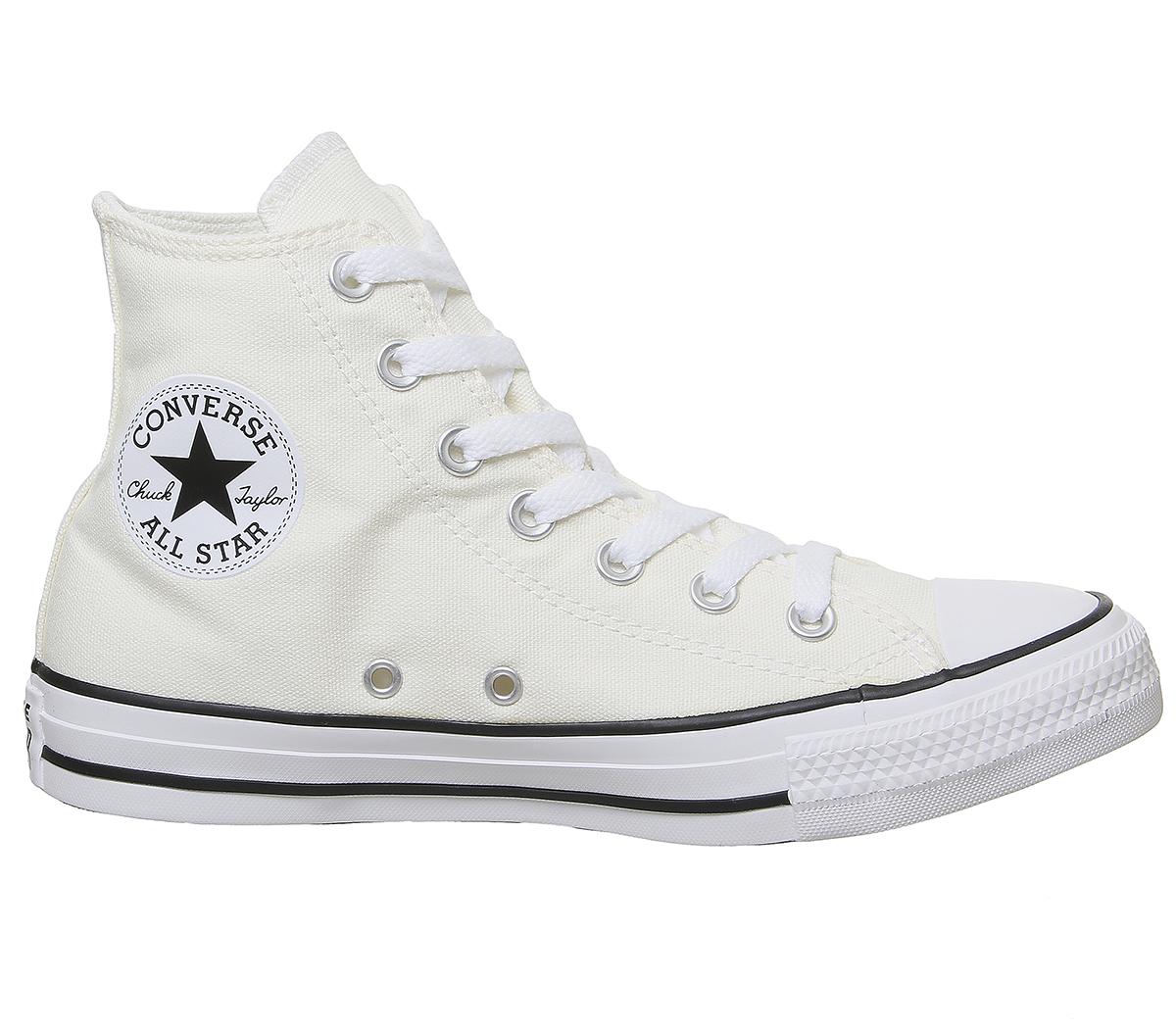 Converse Converse All Star Hi Trainers Egret Smile Black White - Unisex ...