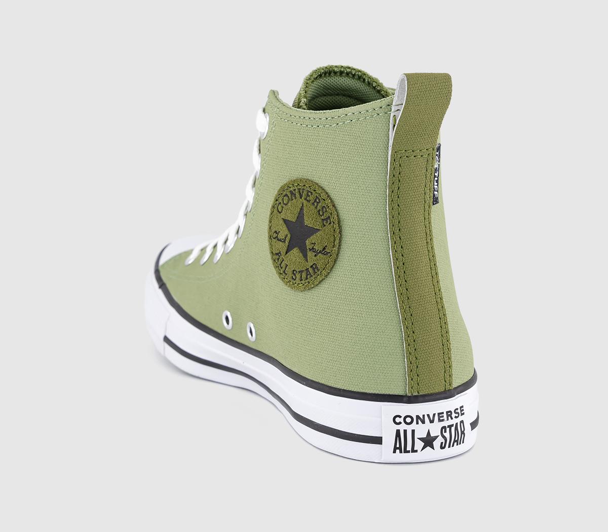 Converse Converse All Star Hi Trainers Alligator Grassy Black - Men's ...