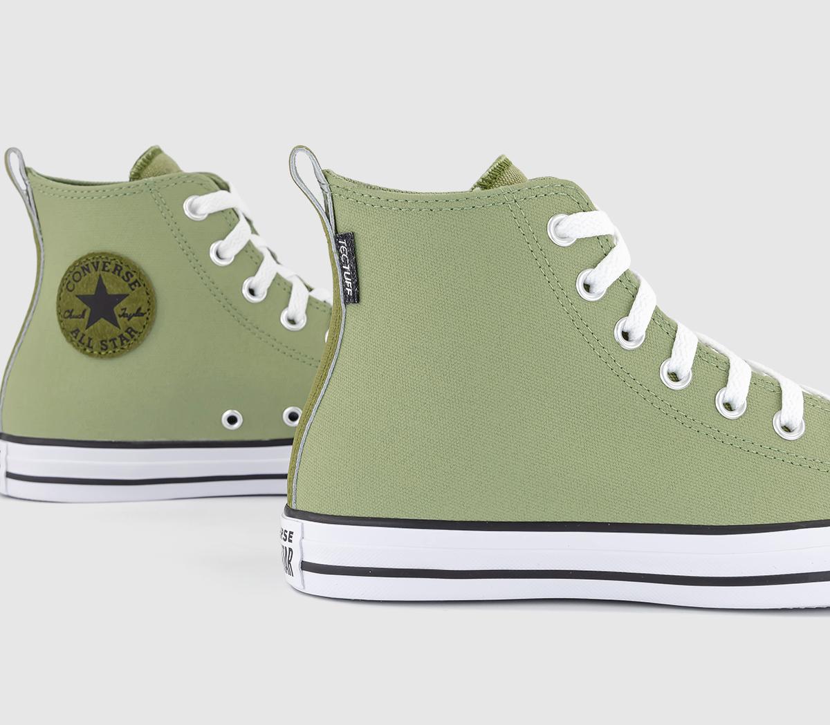 Converse Converse All Star Hi Trainers Alligator Grassy Black - Men's ...