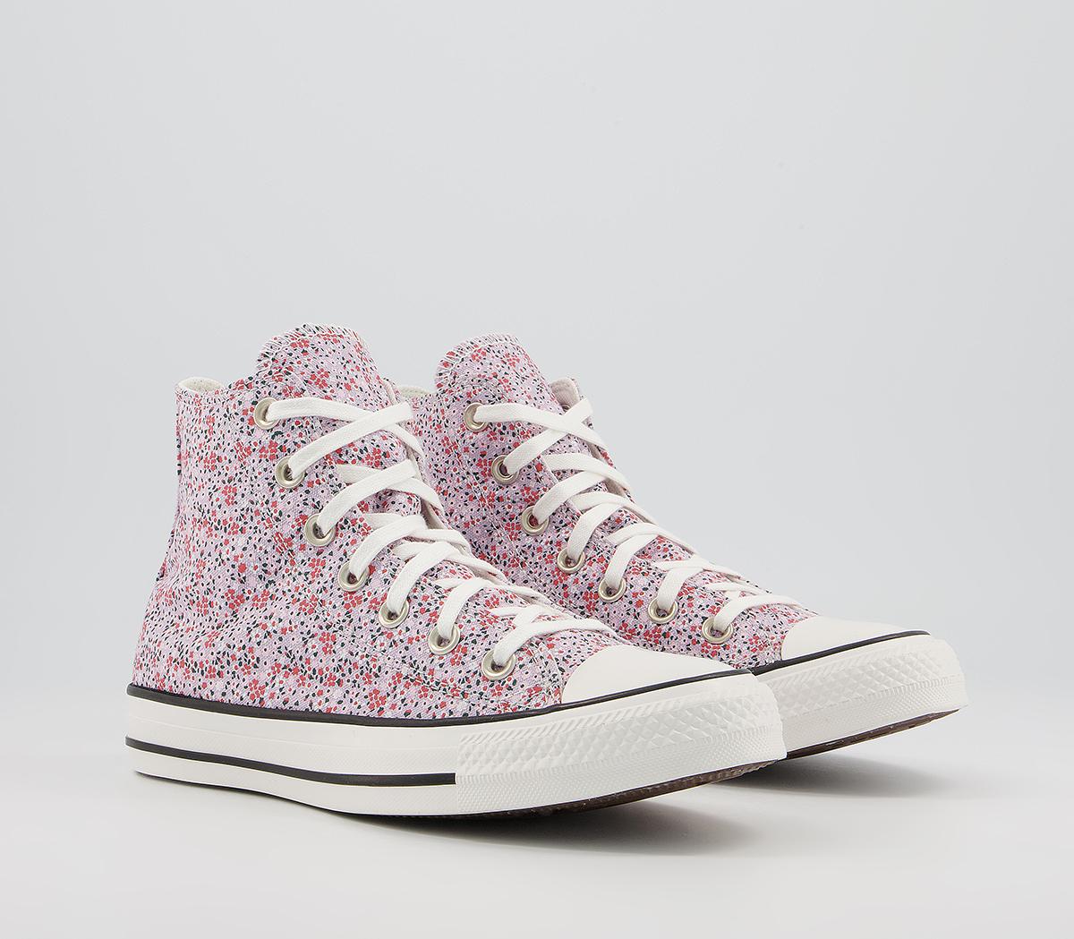 Converse Converse All Star Hi Trainers Vintage White Pink Foam Vintage ...