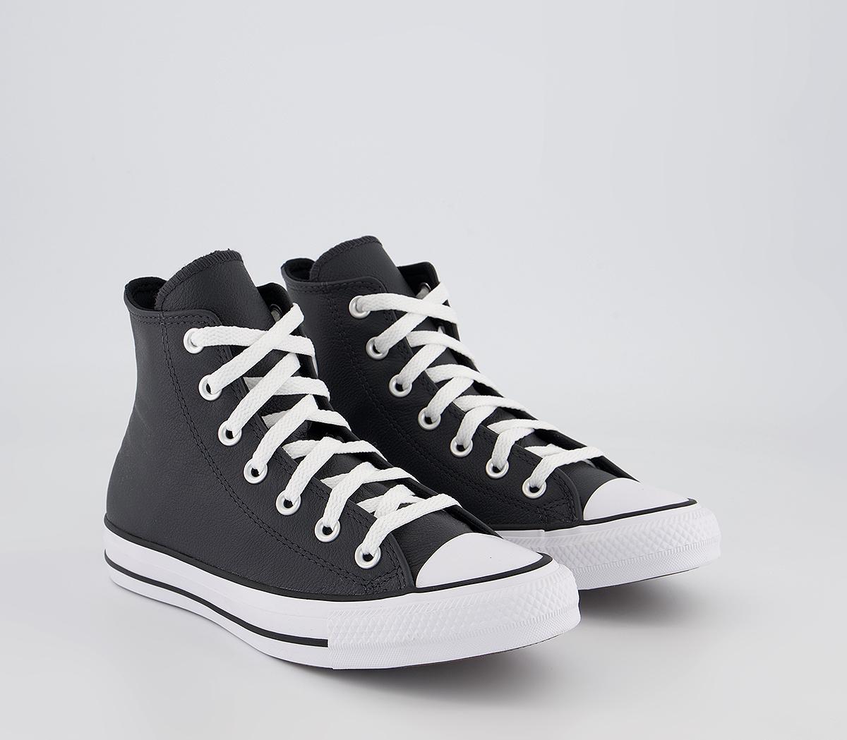 Converse Converse All Star Hi Trainers Smoke Grey Black White - Women's ...